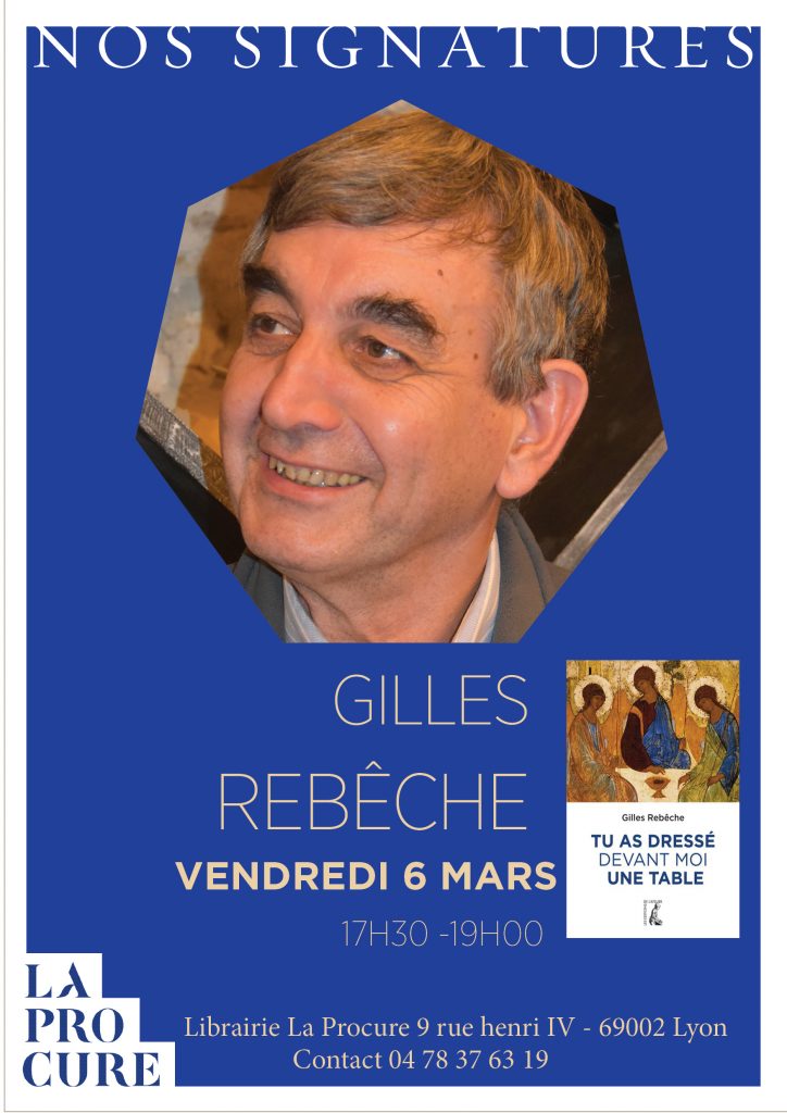 Gilles Rebêche fait une séance de signature - Iota